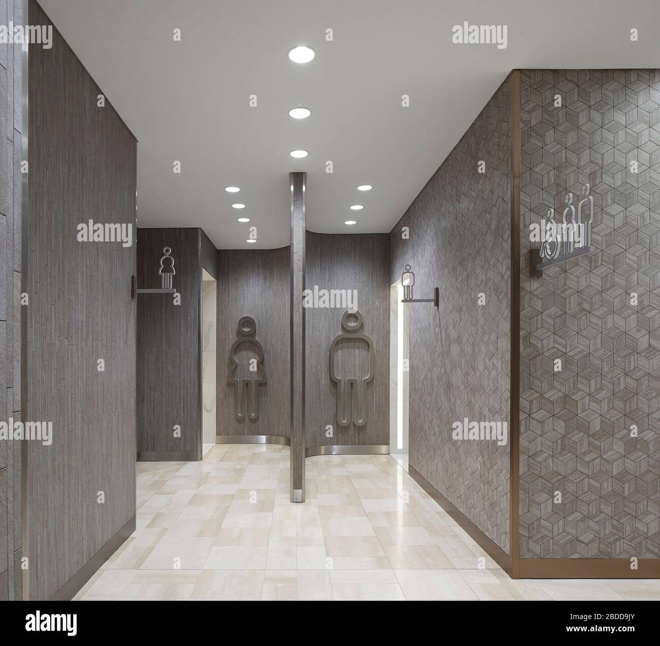Public toilets. Westfield White City, London, United Kingdom. Architect ...