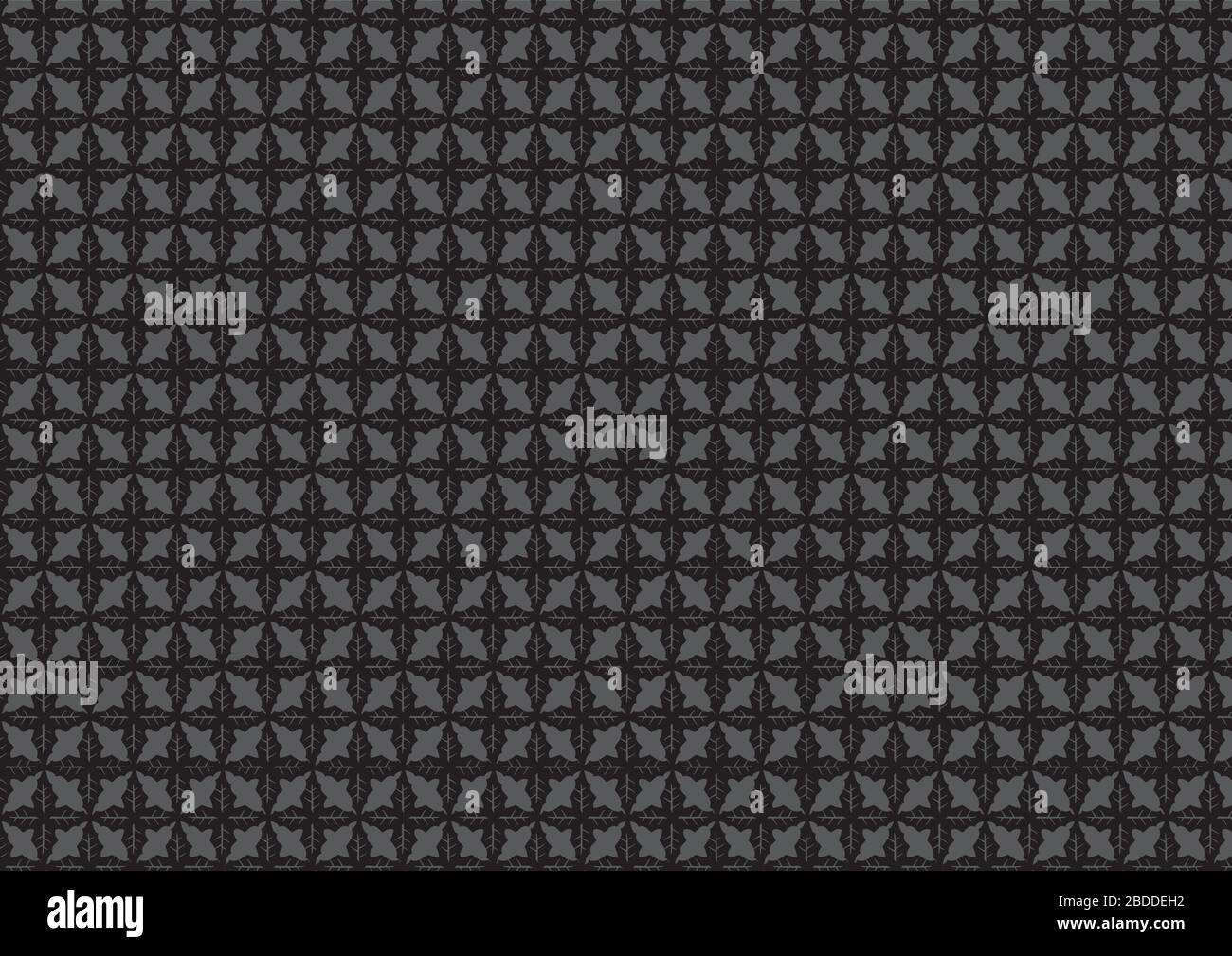 Vector design of small gray graphic prints repeated pattern on black ...