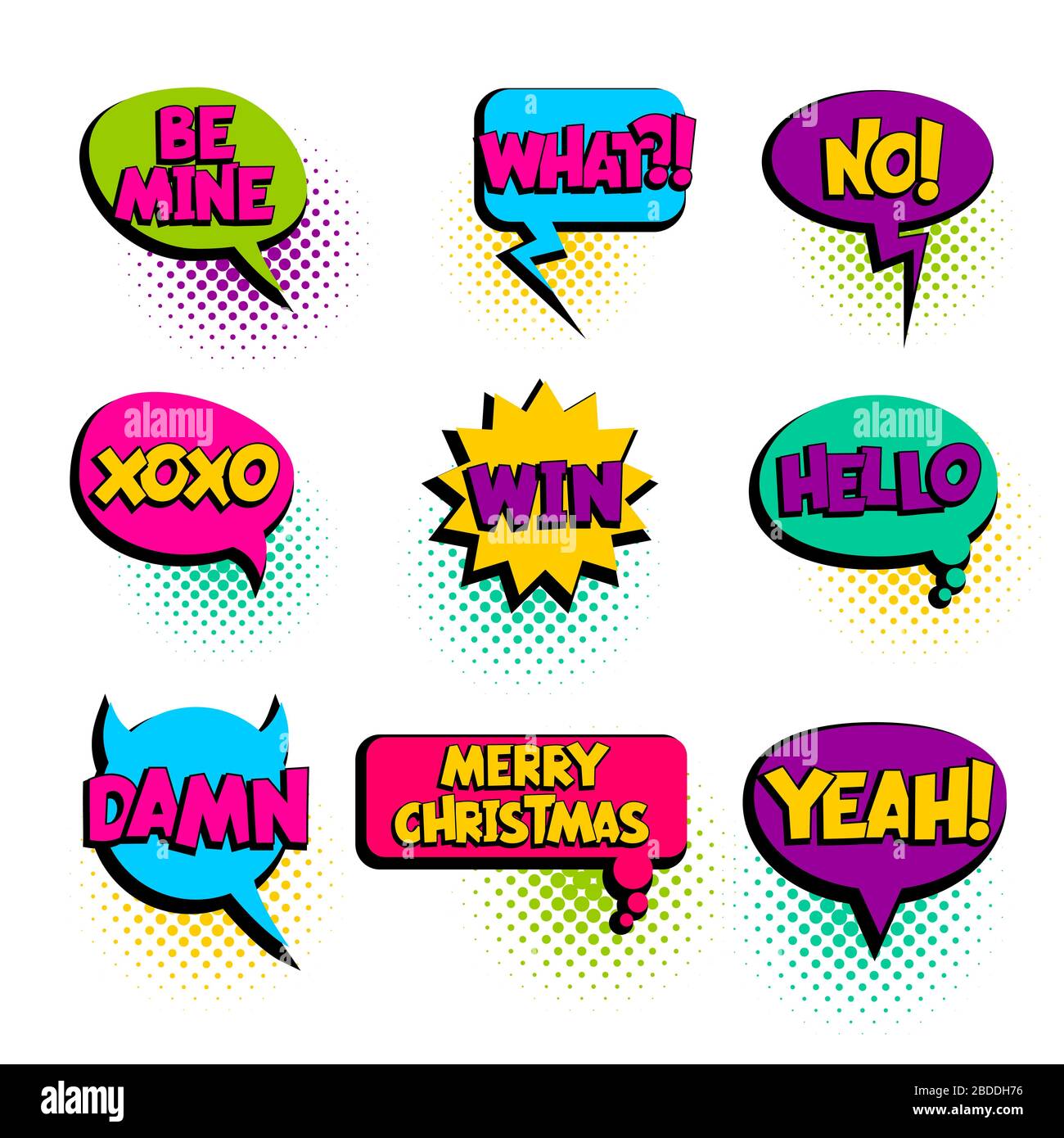 Win comic speech bubble Stock Vector Images - Alamy