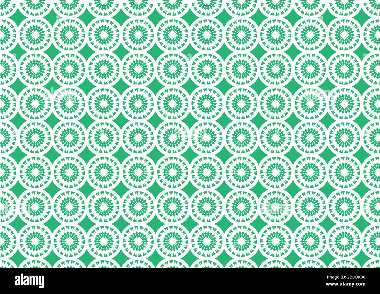Vector illustration of green and white seamless repeated pattern for ...