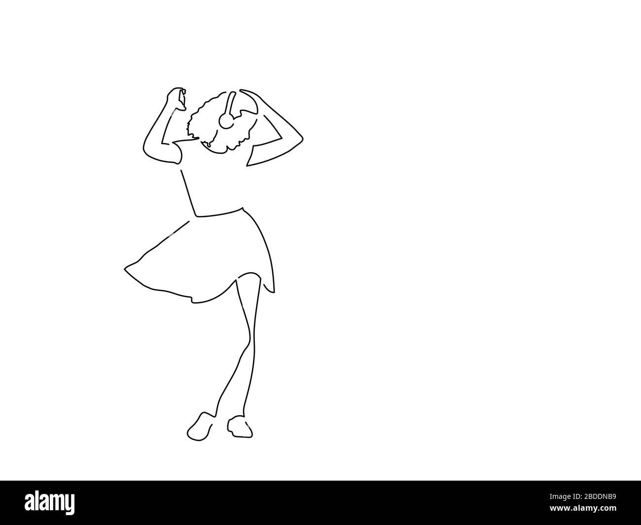 Music isolated line drawing, vector illustration design Stock Vector ...