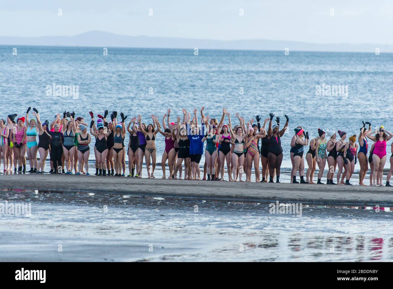 Portobello beach edinburgh swim hi-res stock photography and images - Alamy