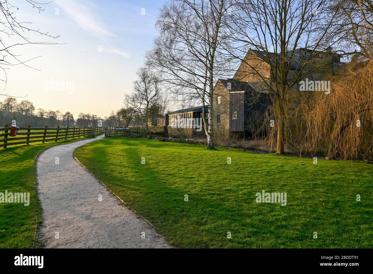 Caudwell’s Mill at Rowsley Derbyshire England Stock Photo - Alamy