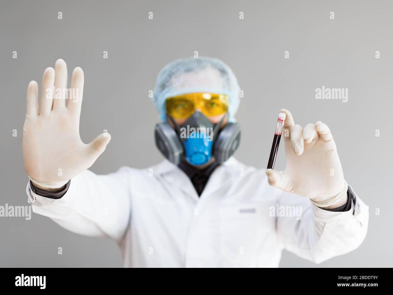 Stop hand sign nurse hi-res stock photography and images - Alamy