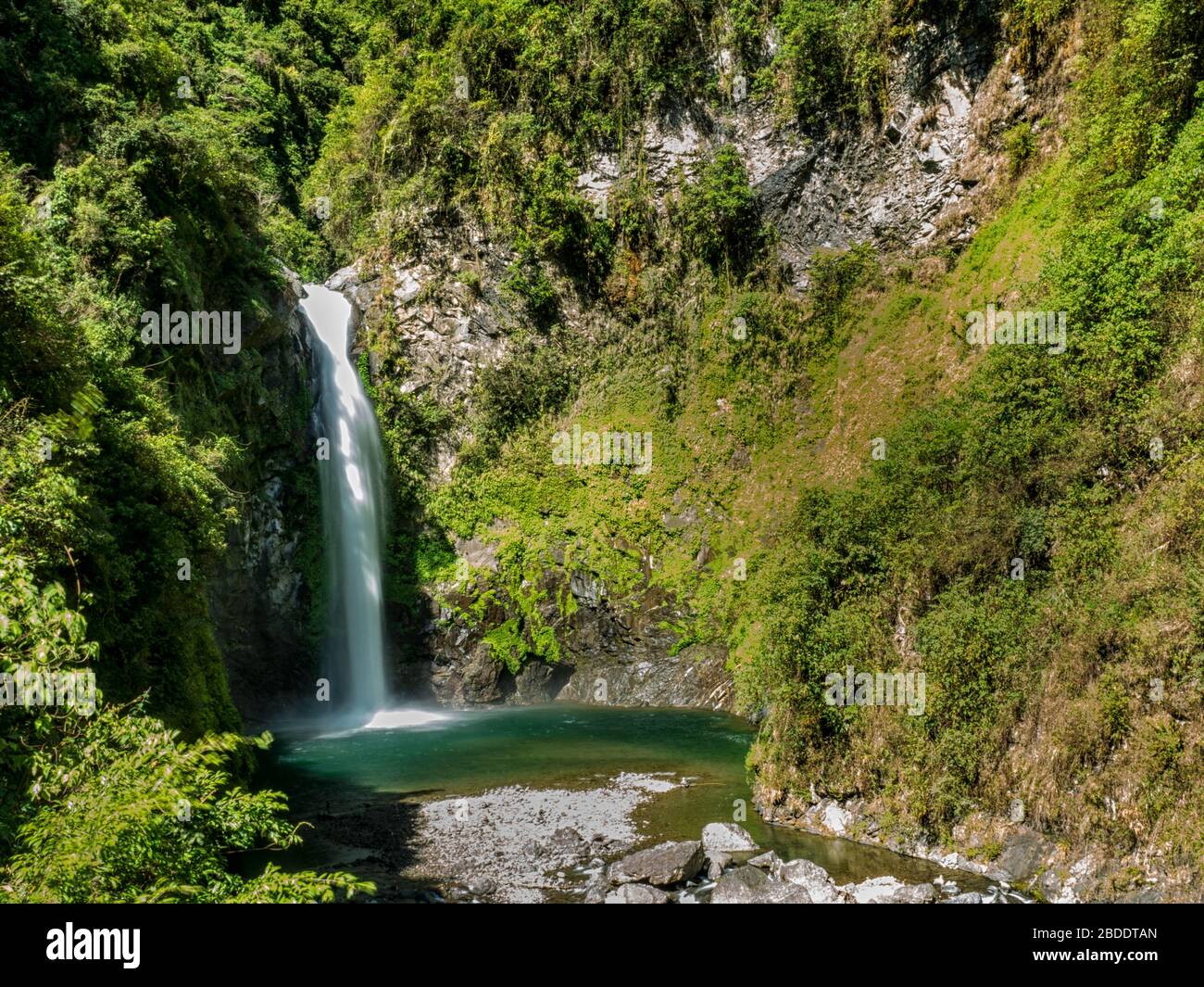 Waterfall in Batad, Philippines Stock Photo - Alamy