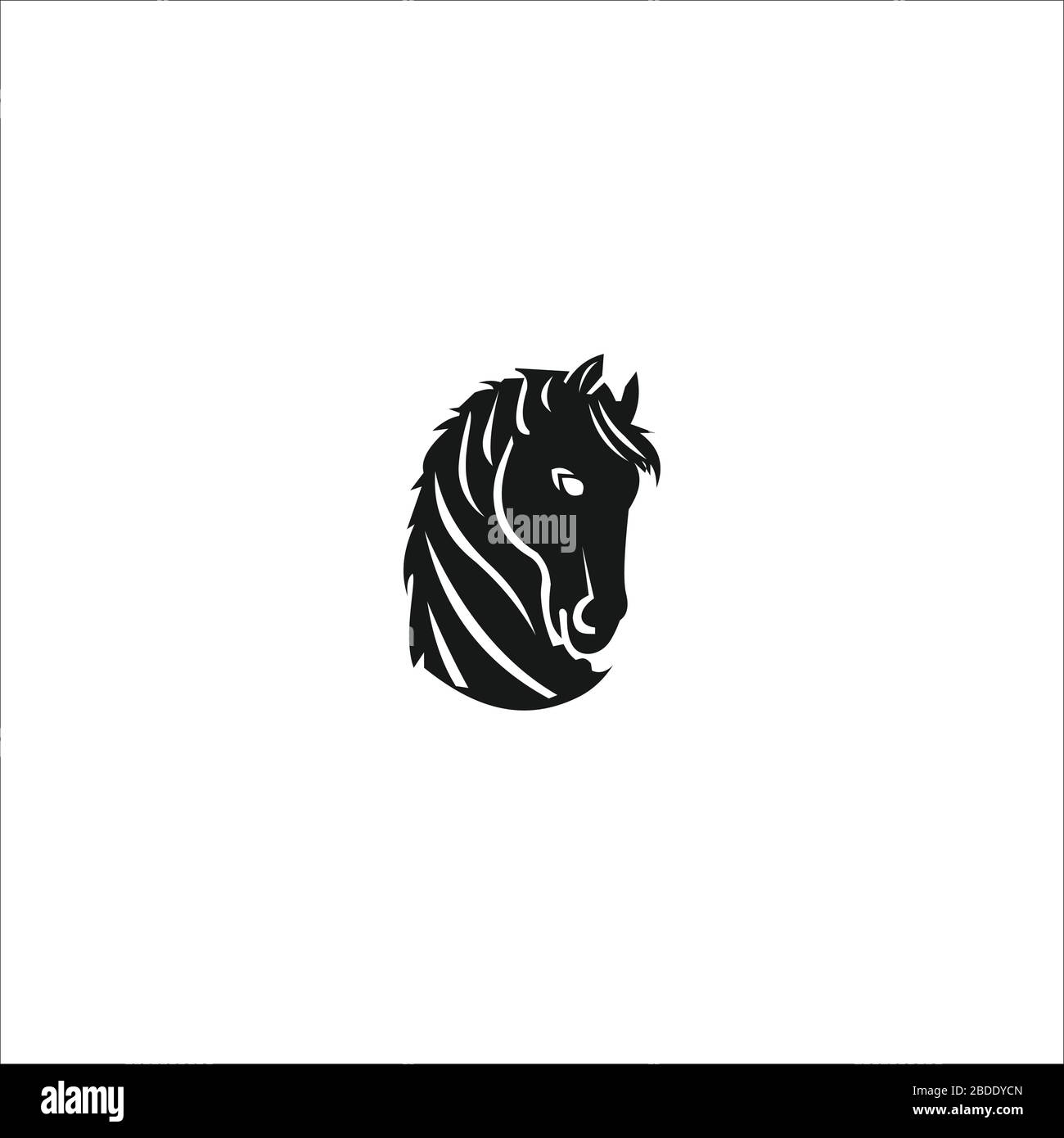 Animal horse logo vector design template Stock Vector Image & Art - Alamy