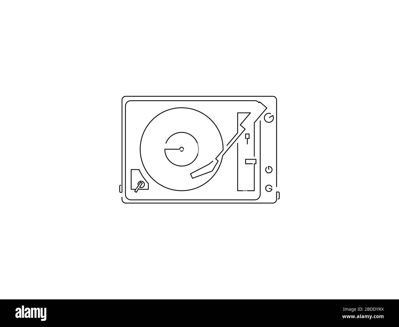 Music isolated line drawing, vector illustration design Stock Vector ...