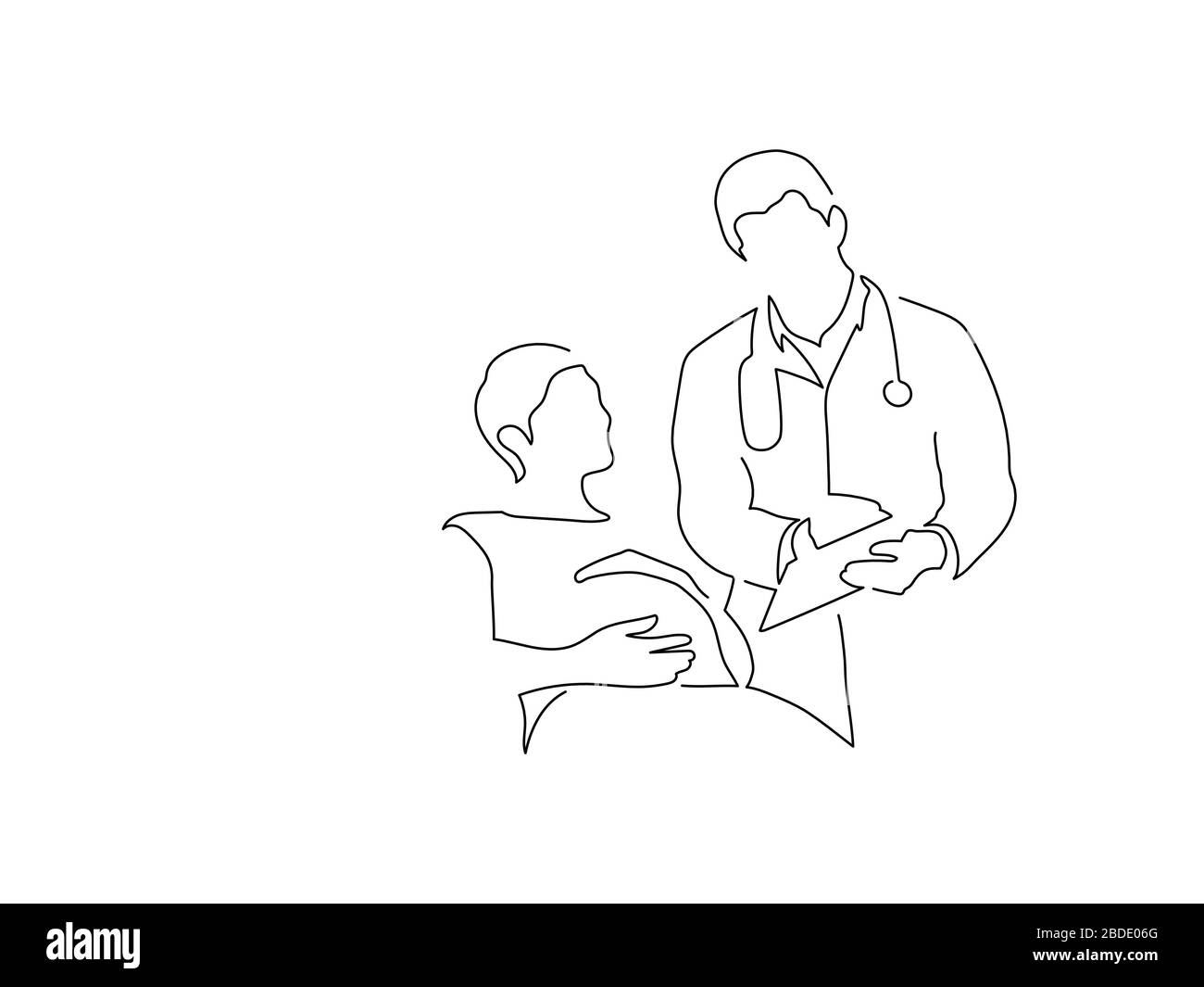 Doctor drawing Black and White Stock Photos & Images - Alamy