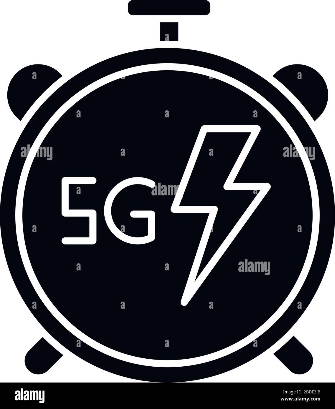 5G stopwatch black glyph icon. High performance. Low latency connection ... 5G stopwatch black glyph icon. High performance. Low latency connection ...