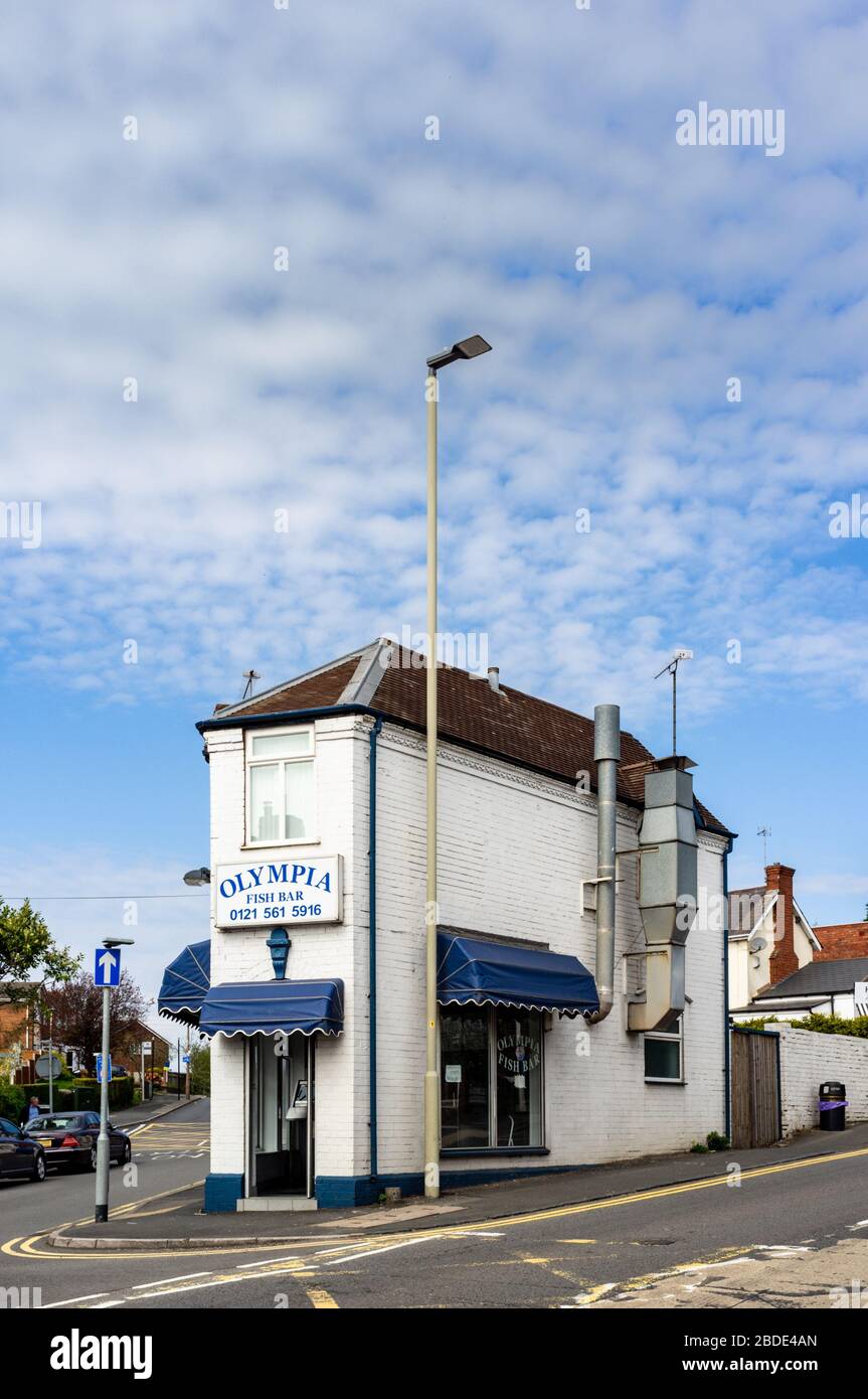 Chip shop exterior, Halesowen, West Midlands UK Stock Photo - Alamy