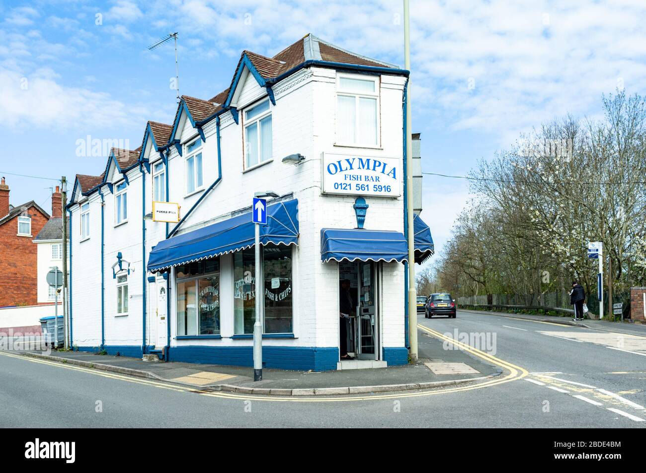 Chip shop exterior, Halesowen, West Midlands UK Stock Photo - Alamy