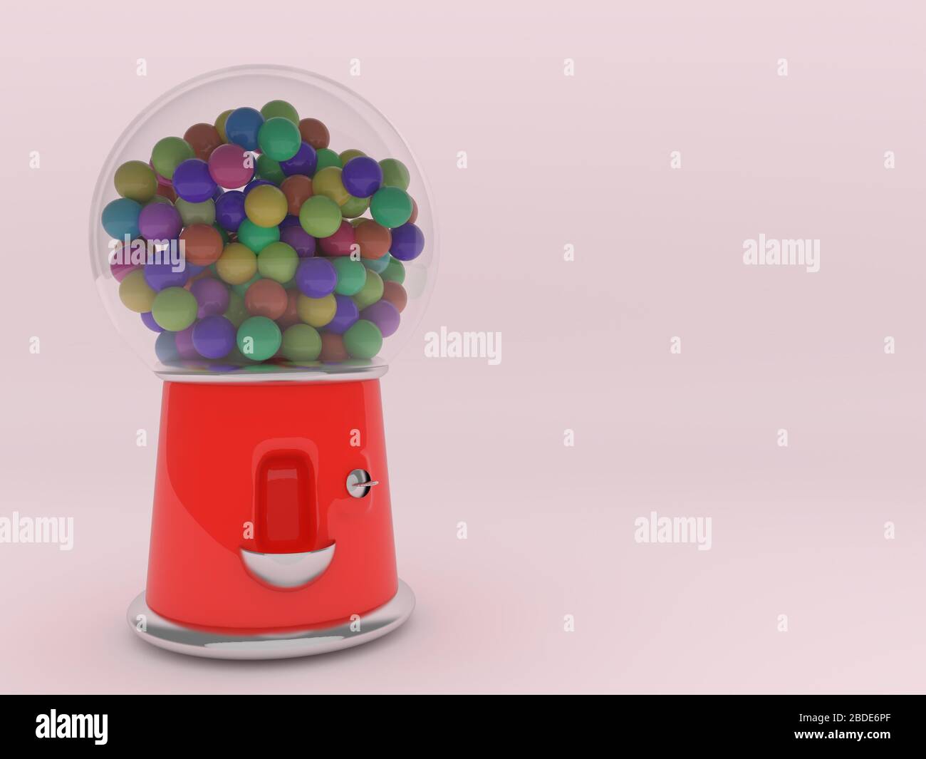 Vintage candy dispenser 3D Illustration Stock Photo - Alamy