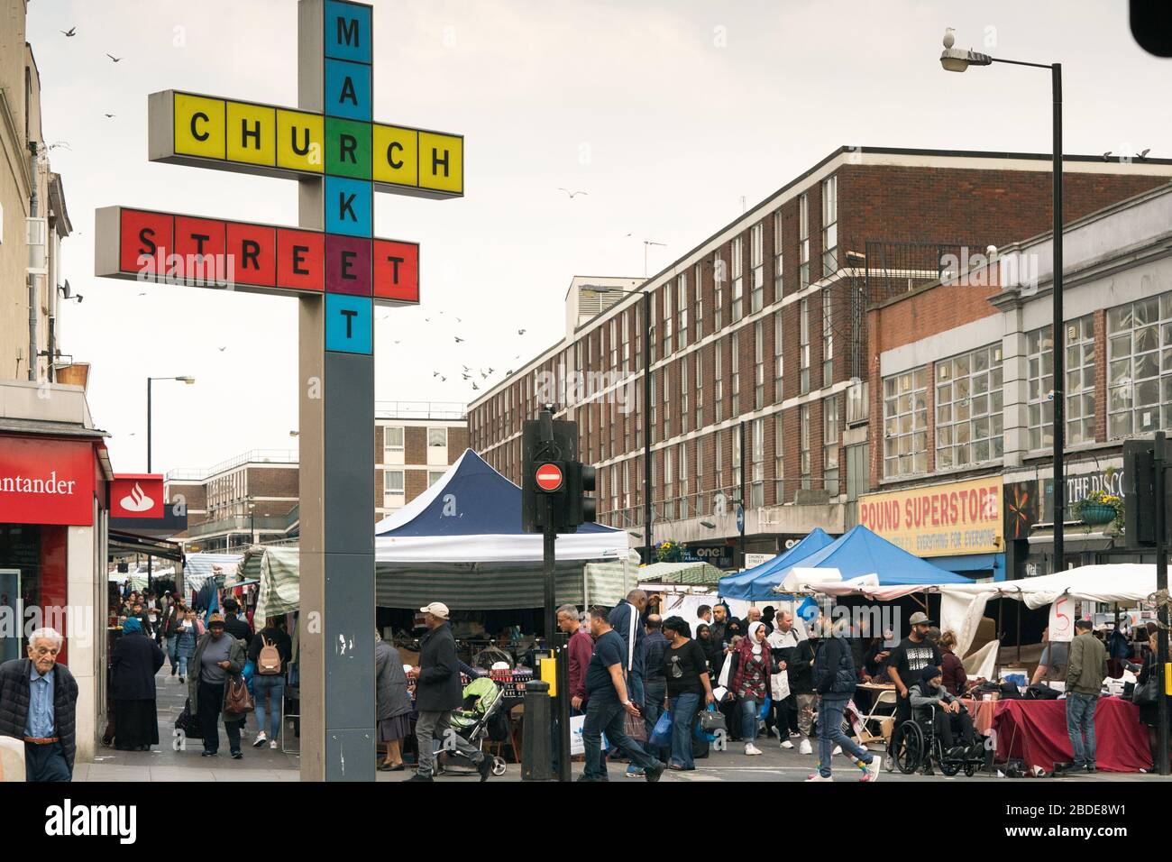 Church Street Market, Westminster, Edgeware road Stock Photo - Alamy