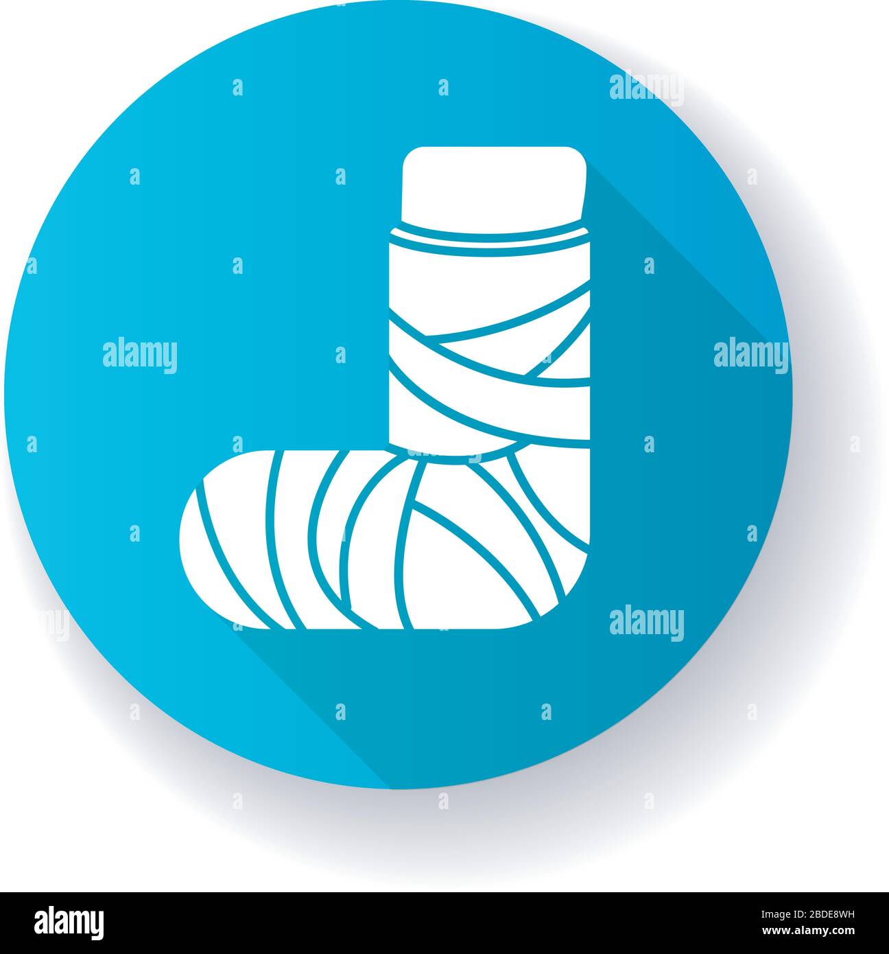 Amputated leg pain Stock Vector Images - Alamy