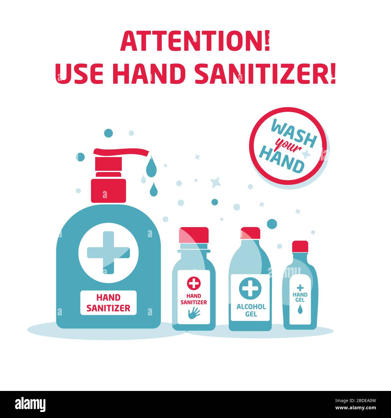 Vector hand sanitizer symbol set,alcohol bottle for hygiene, isolated ...