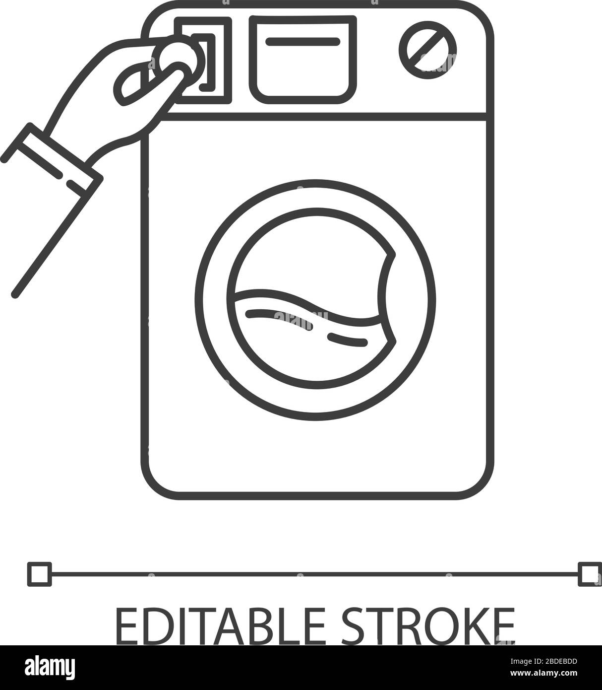Self service laundromat Cut Out Stock Images & Pictures - Alamy