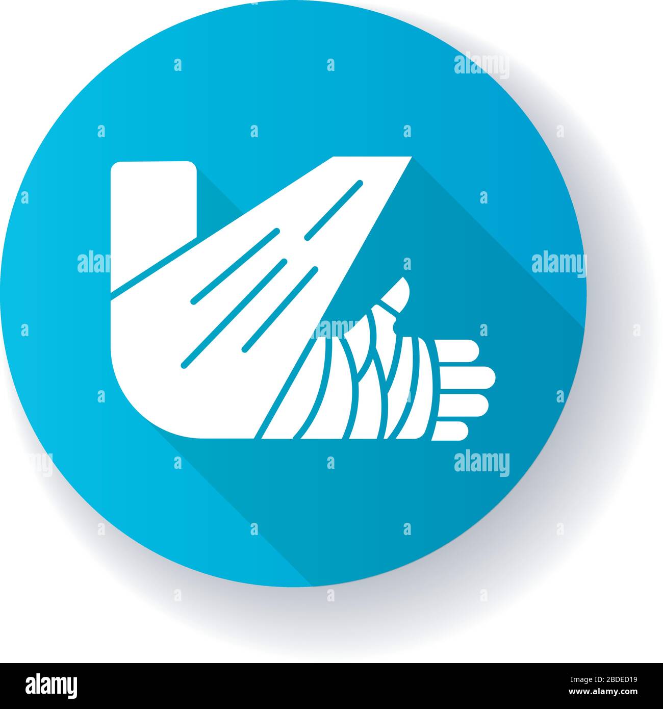 Long arm cast Stock Vector Images - Alamy