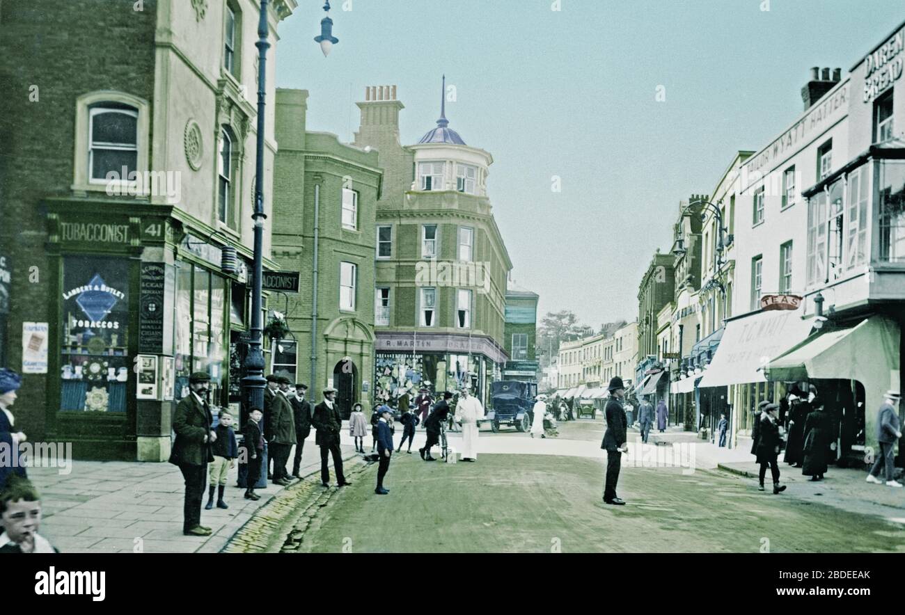 Maidenhead, High Street 1911 Stock Photo - Alamy