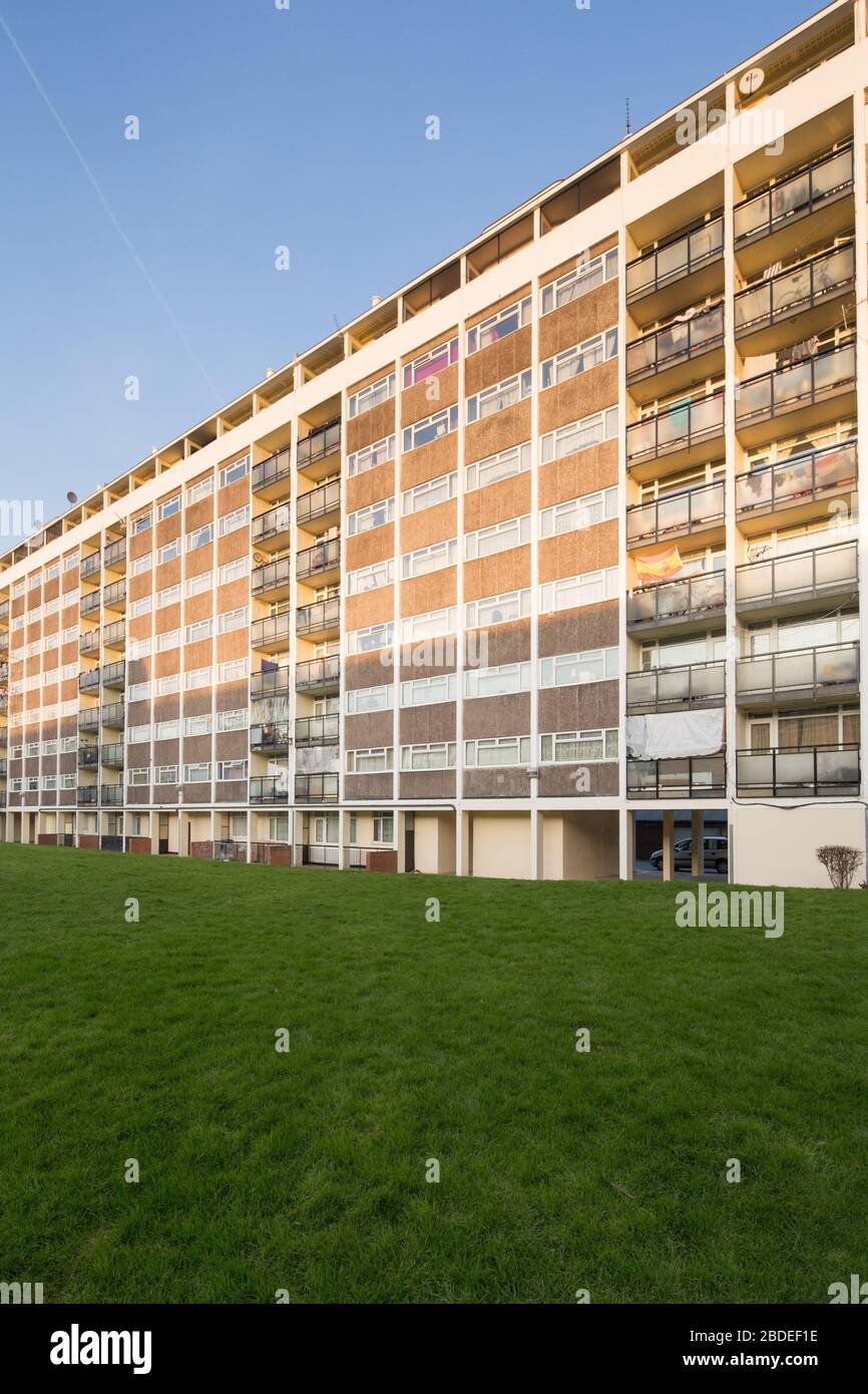 Council estate in South London Stock Photo - Alamy