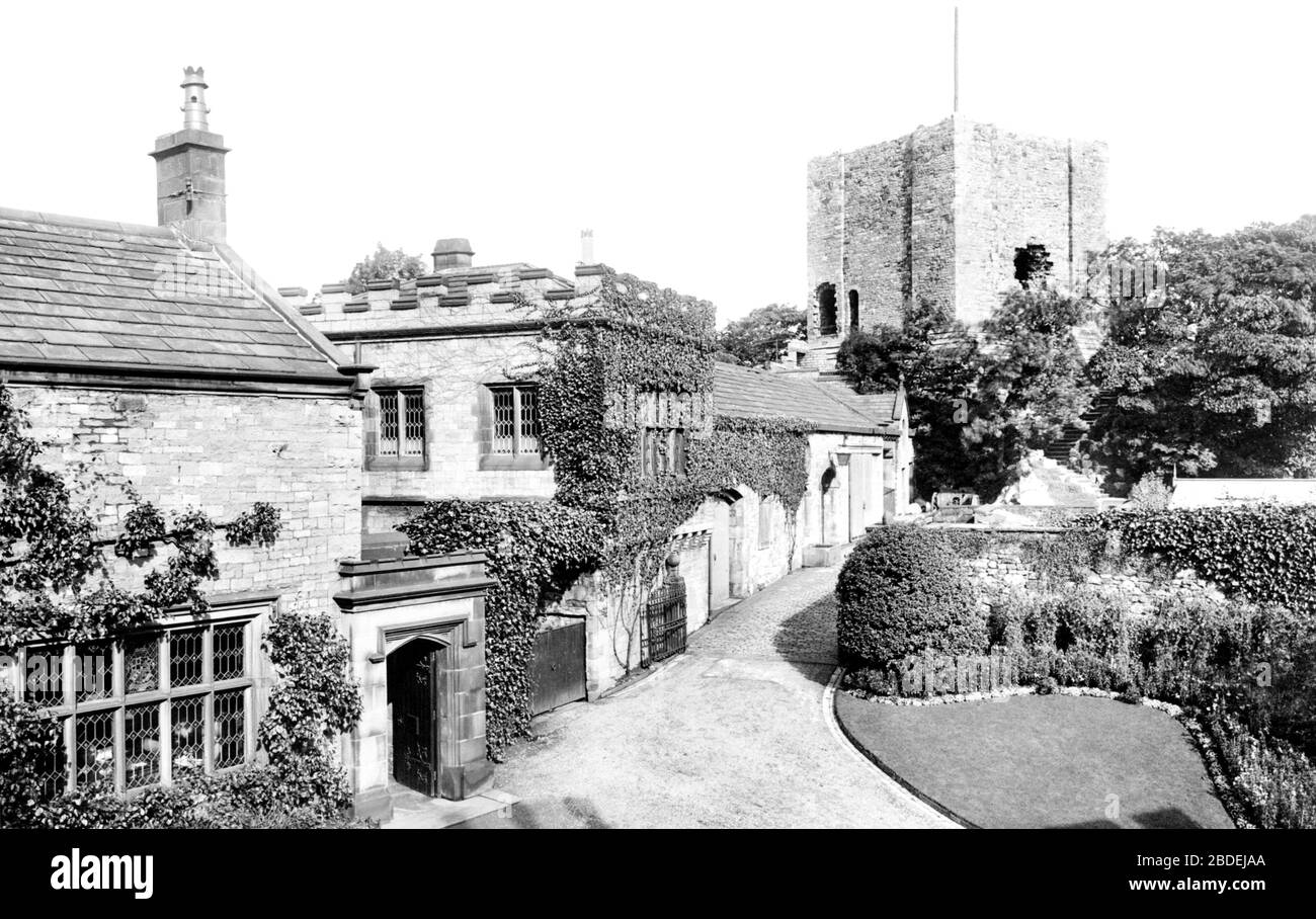 Clitheroe, the Castle 1927 Stock Photo - Alamy