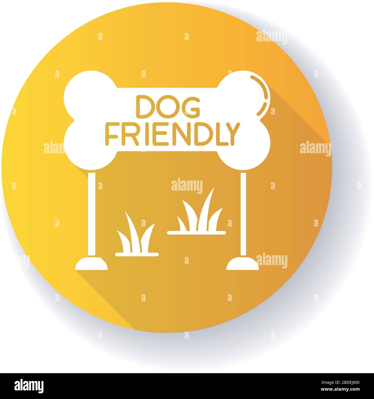 Dog walking zone Stock Vector Images - Alamy