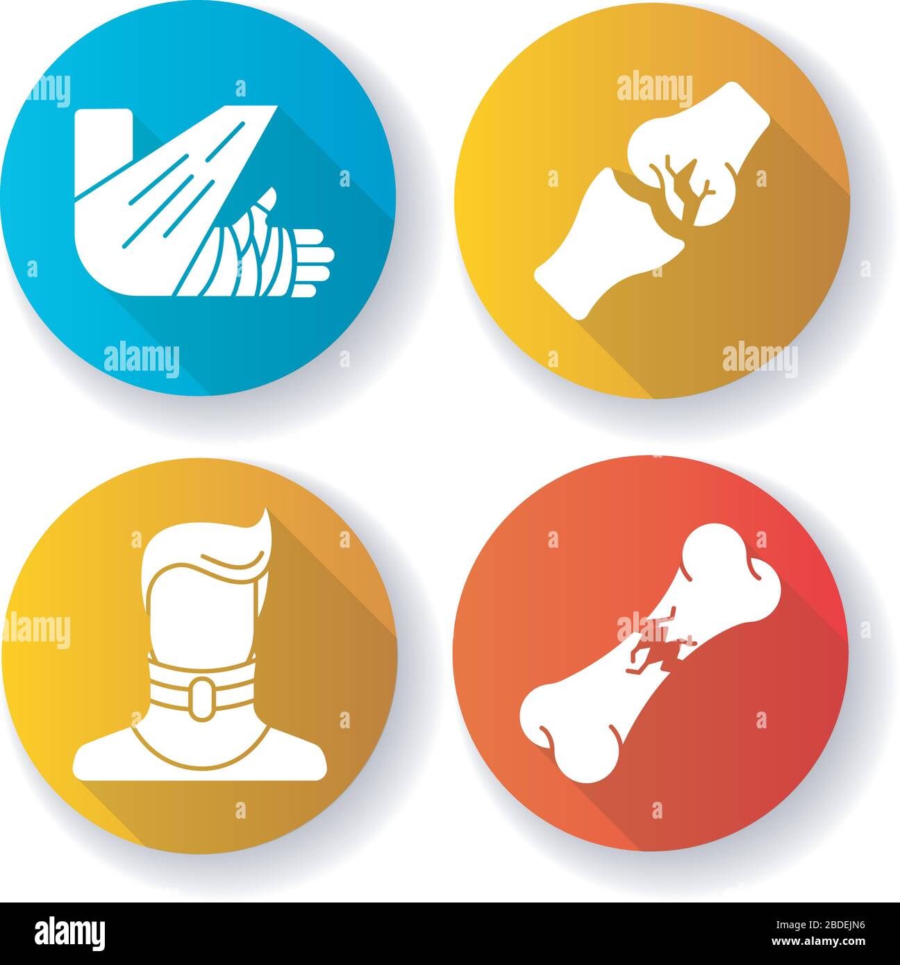 Orthopedic medical icons pack hi-res stock photography and images - Alamy