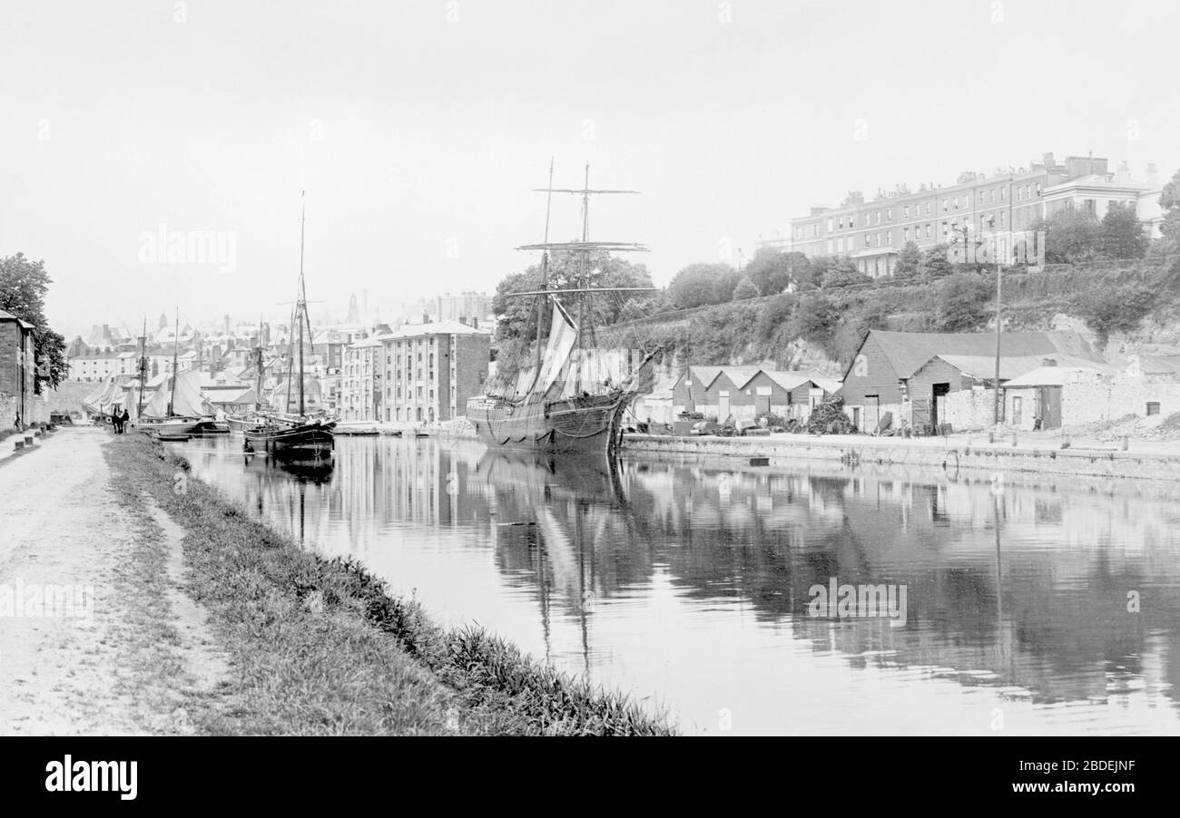 Exeter, the Port 1896 Stock Photo - Alamy