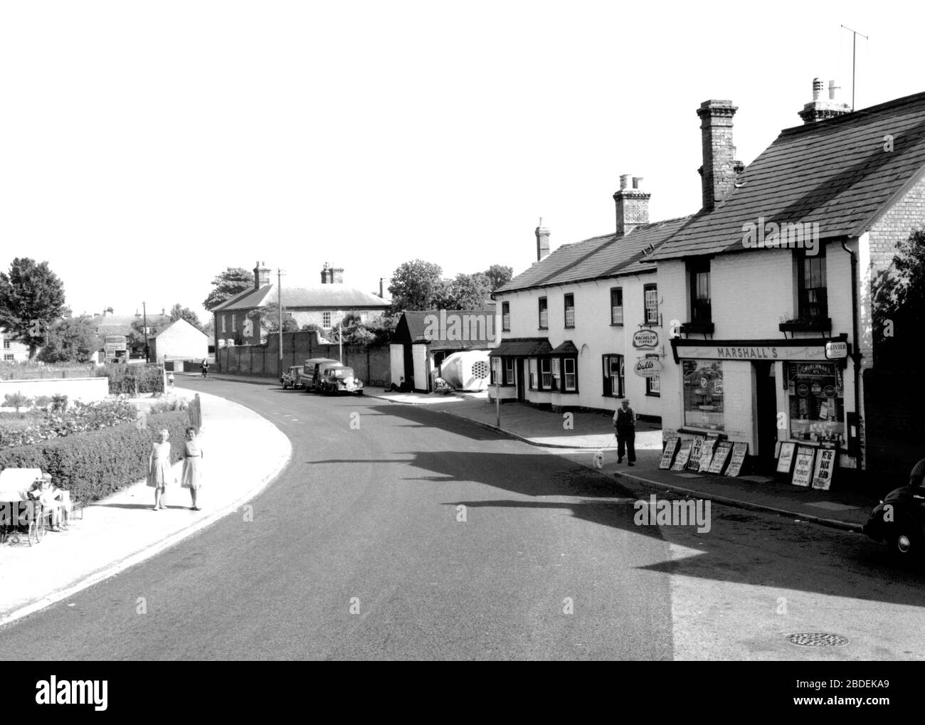 Stotfold, High Street 1959 Stock Photo - Alamy