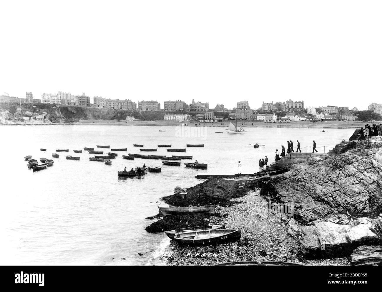 Port Erin, the Bay 1897 Stock Photo - Alamy