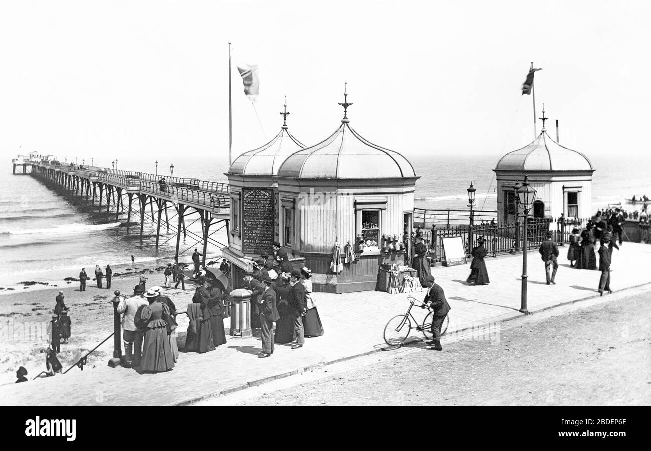 Redcar, the Pier 1896 Stock Photo - Alamy