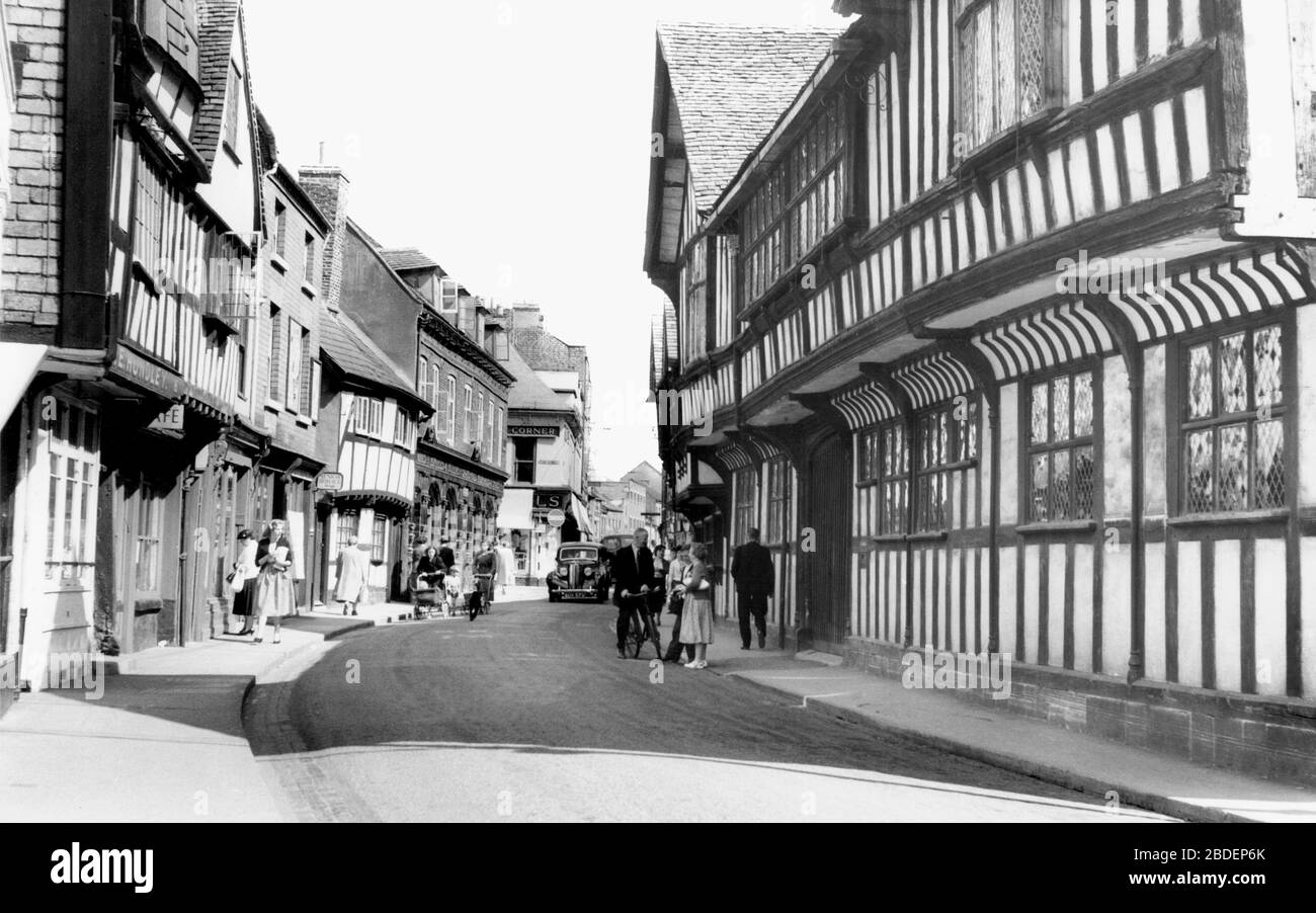 Worcester, Greyfriars, Friar Street c1960 Stock Photo - Alamy