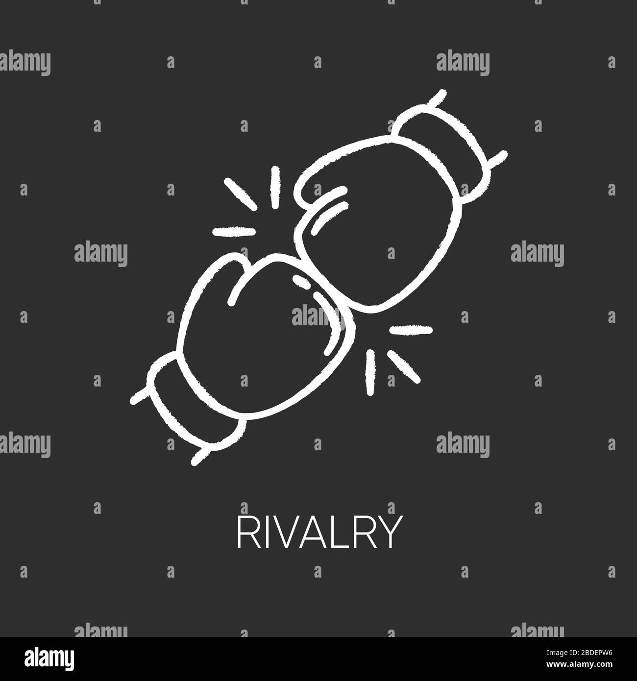 Friendly rivalry Stock Vector Images - Alamy