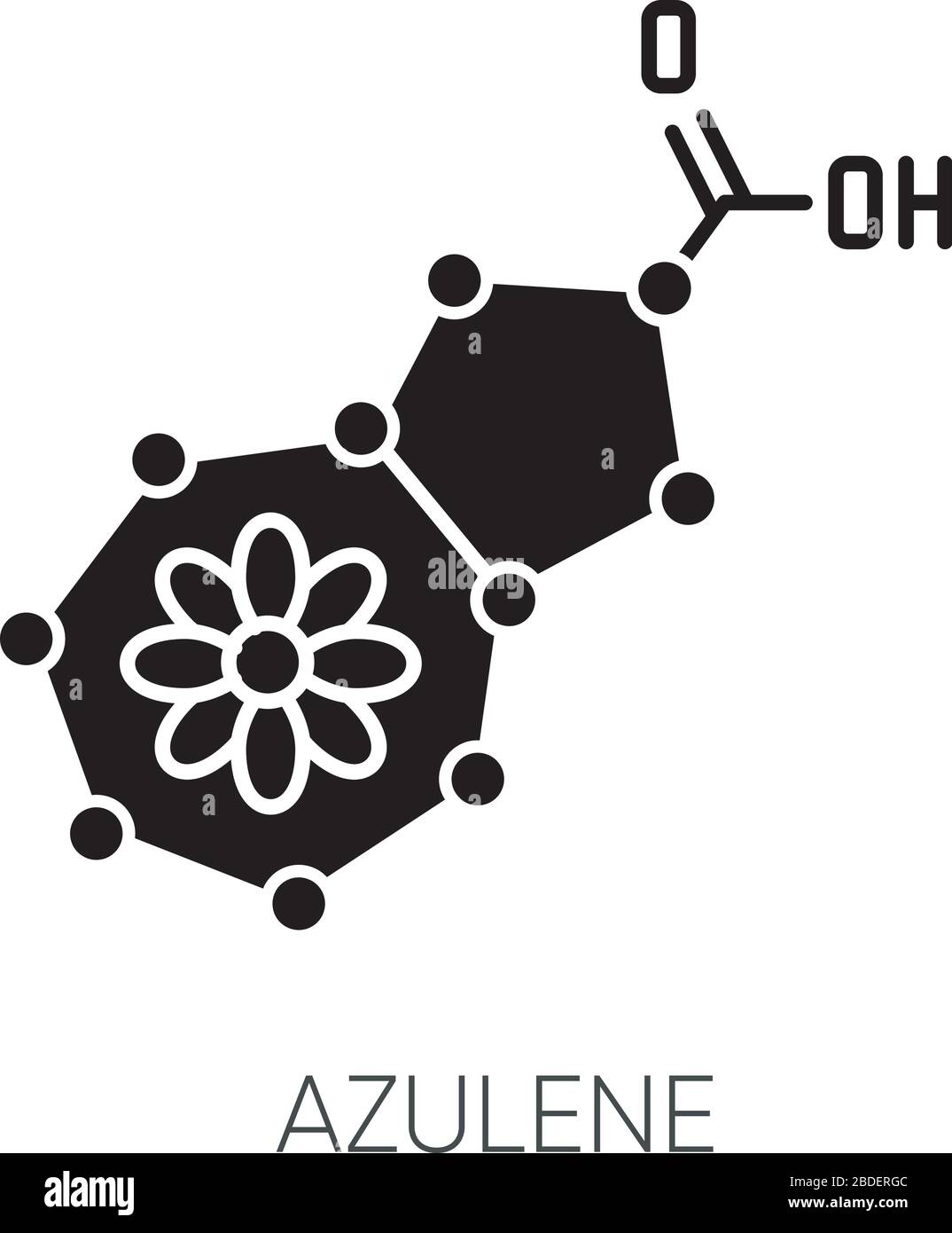 Azulene molecule Cut Out Stock Images & Pictures - Alamy