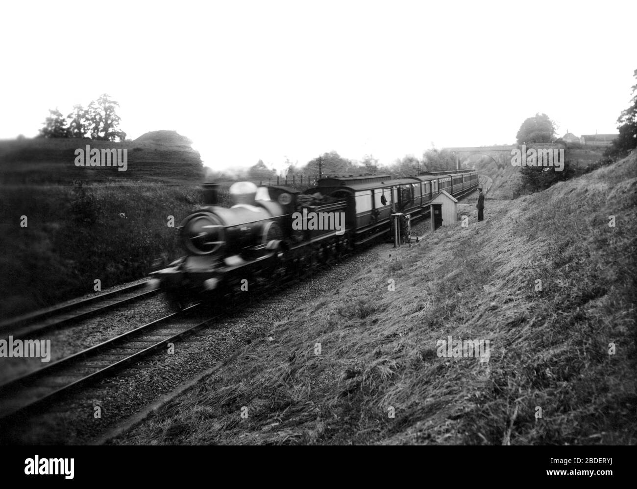Corsham, the Mail Train 1906 Stock Photo - Alamy