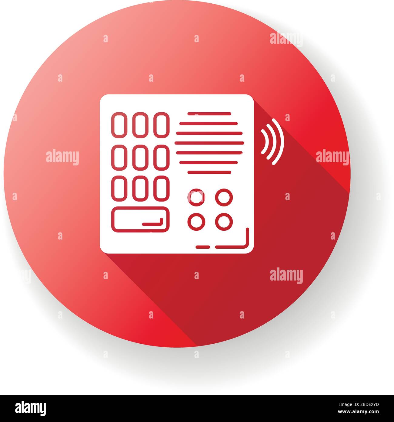 Buzzer concept communication Stock Vector Images - Alamy
