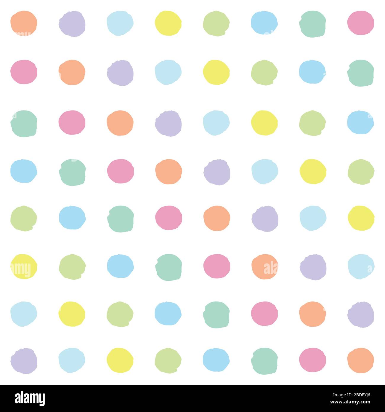 Pastel Polka Dots Wallpaper