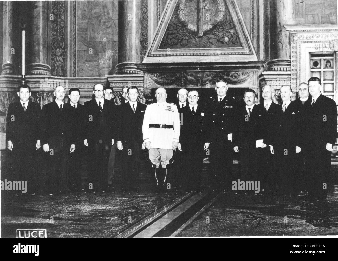 Mussolini office hi-res stock photography and images - Alamy