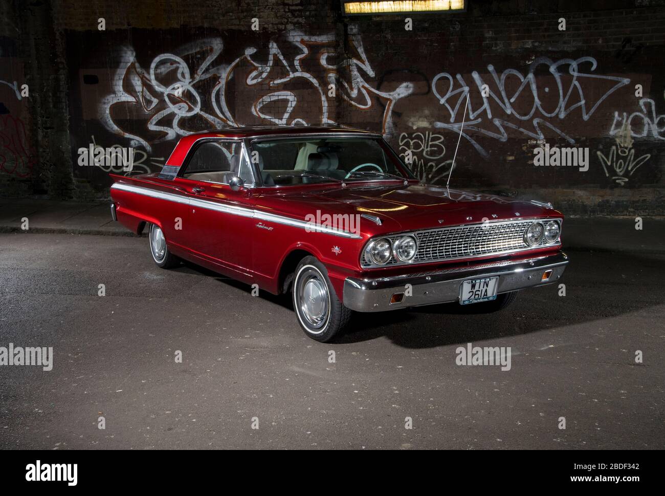 1963 Ford Fairlane coupe, classic American car Stock Photo - Alamy