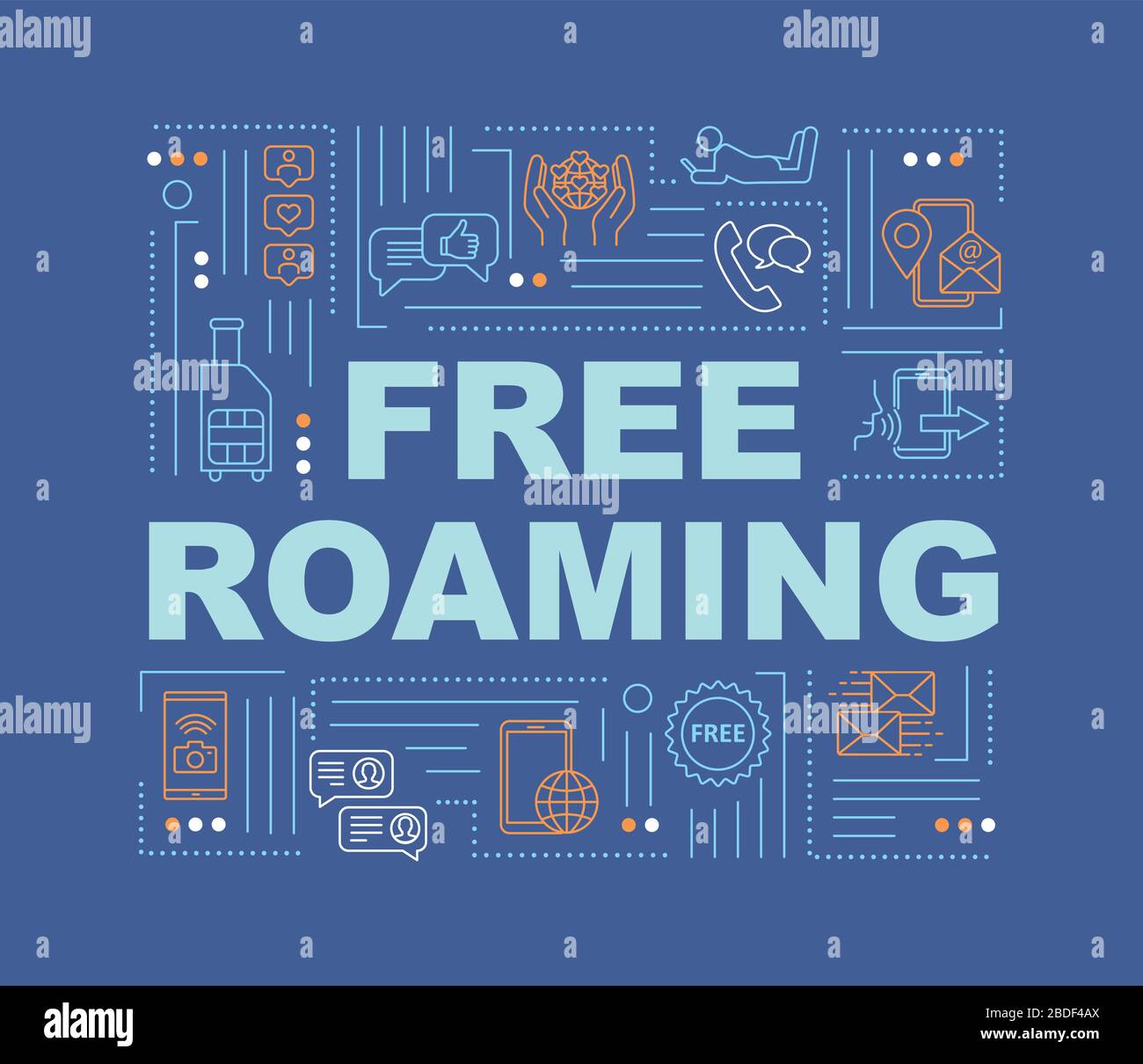 Roaming word Stock Vector Images - Alamy