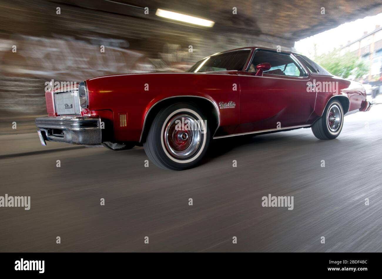 1975 Oldsmobile Cutlass 'Salon' classic American sedan/coupe Stock ...