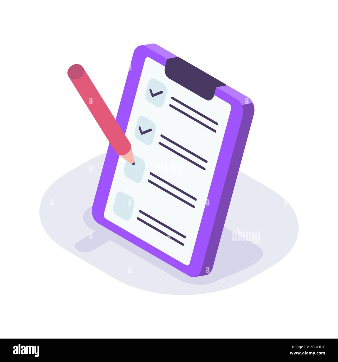 checklist clipboard isometric icon with modern flat style color vector ... checklist clipboard isometric icon with modern flat style color vector ...
