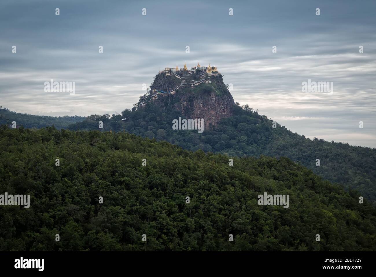 Mont Popa Monastery. Mount Popa is an extinct volcano 1518 metres. Best ...