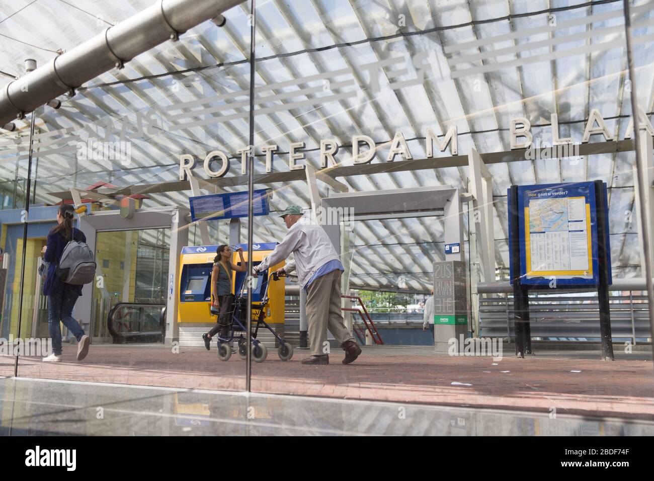 Rotterdam, Station Blaak Stock Photo - Alamy