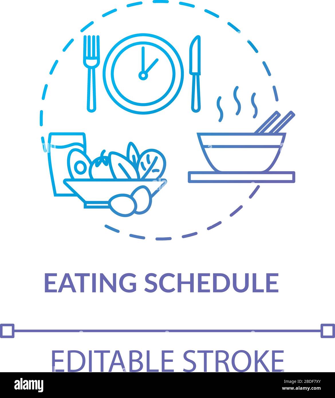 Balanced diet circle Stock Vector Images - Alamy