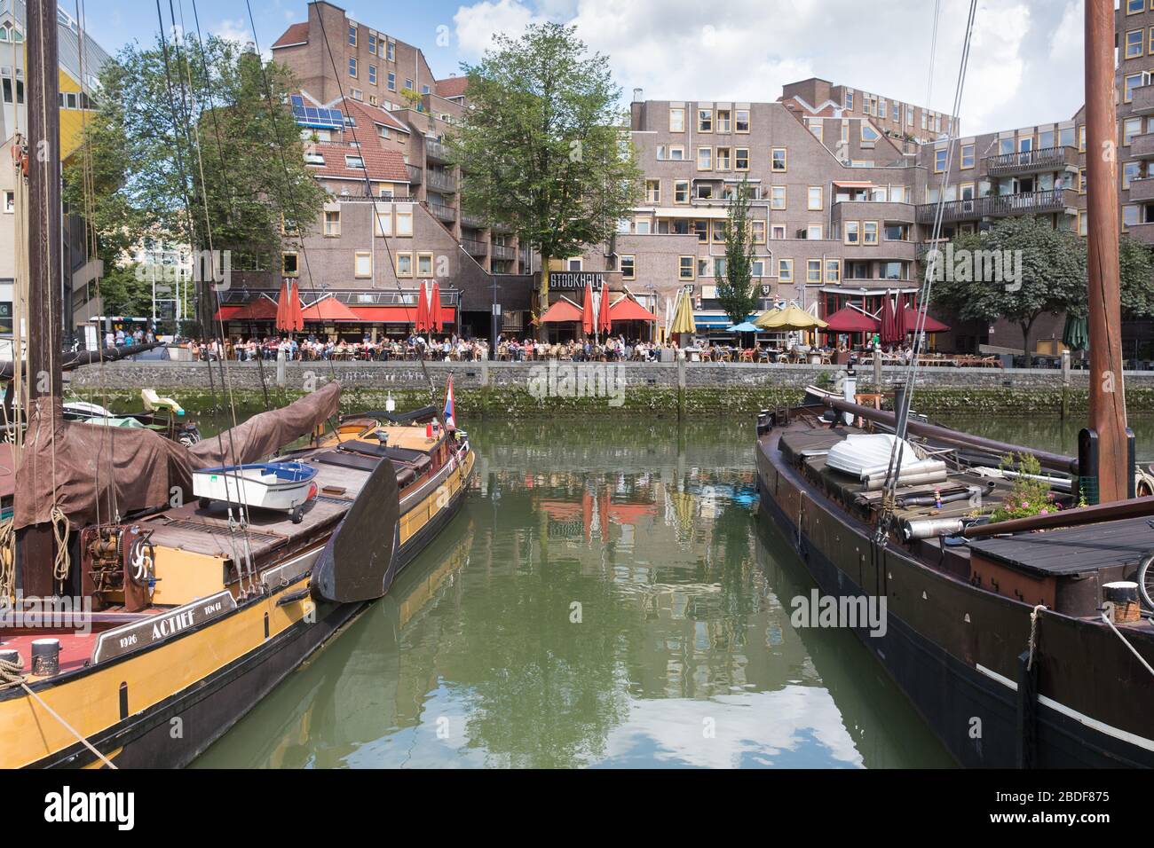 Oudehaven and Haringvliet Stock Photo - Alamy