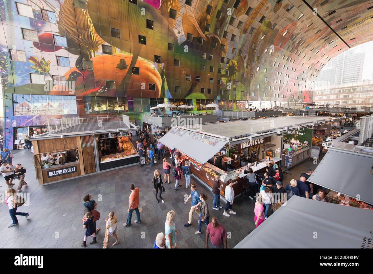 Market Hall Markthal Stock Photo - Alamy