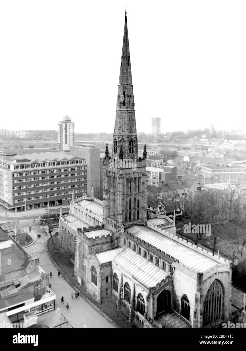 Coventry, the Parish Church c1965 Stock Photo - Alamy