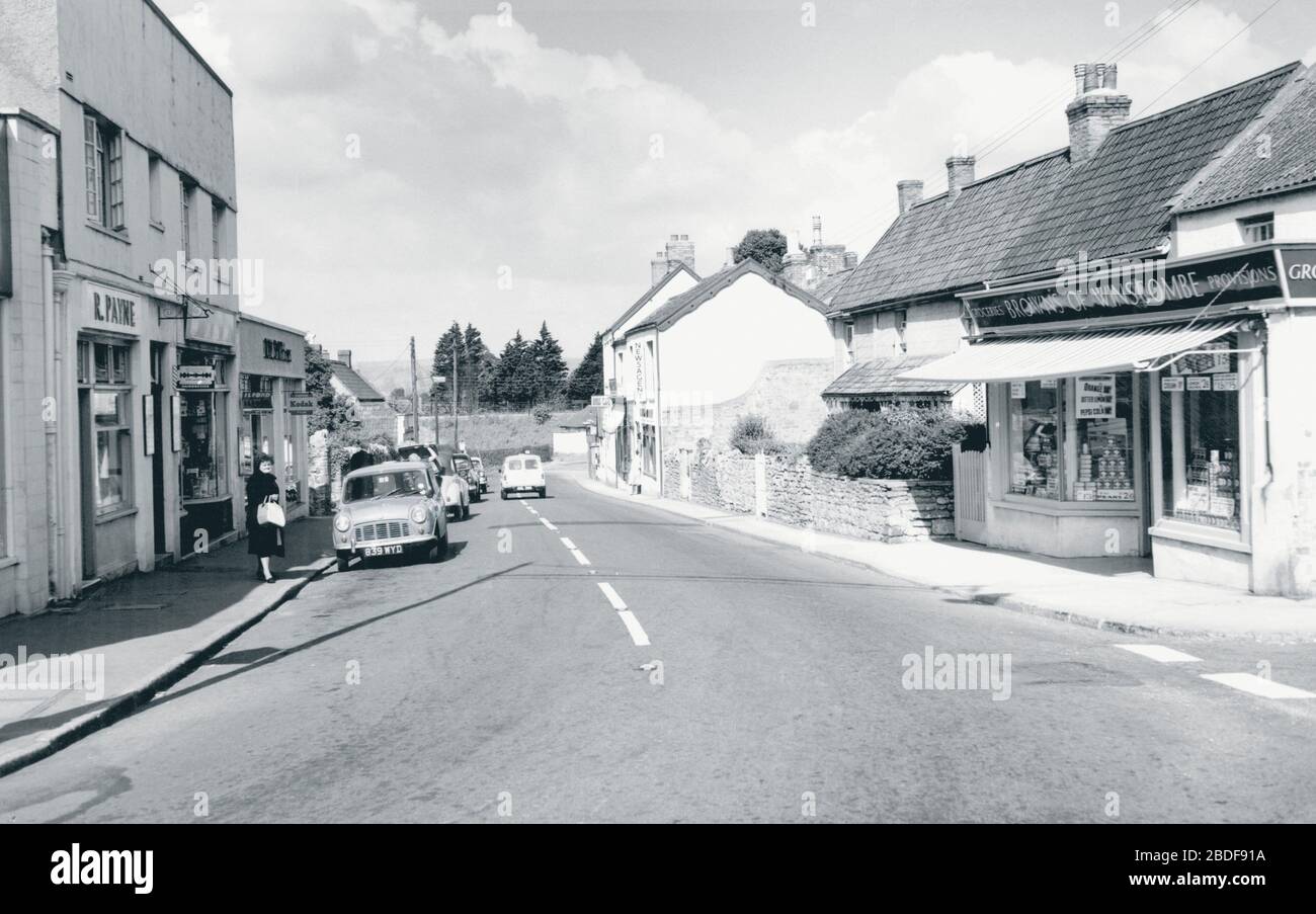 Winscombe, Woodborough Road c1965 Stock Photo - Alamy