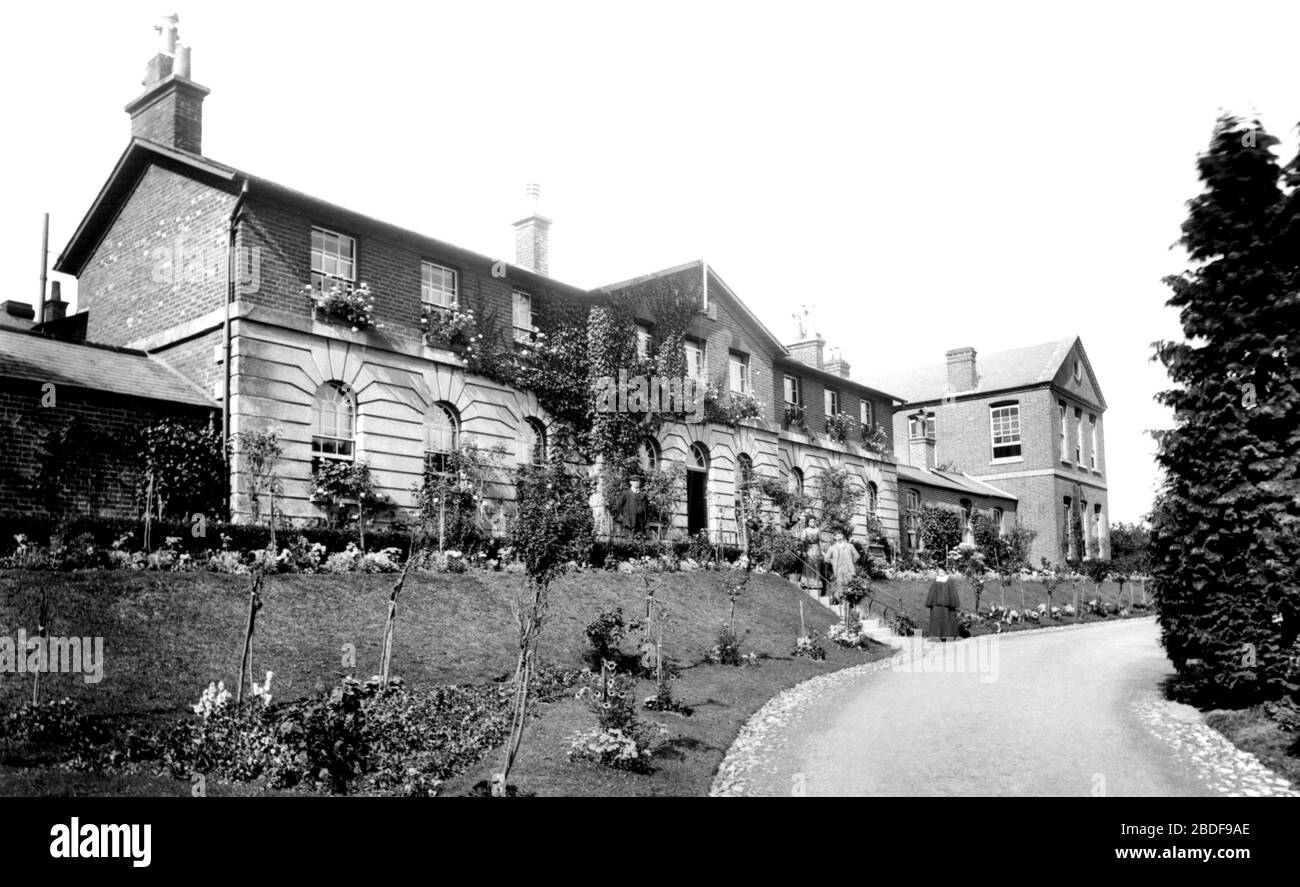 Andover, the Union Workhouse, Junction Road 1906 Stock Photo - Alamy