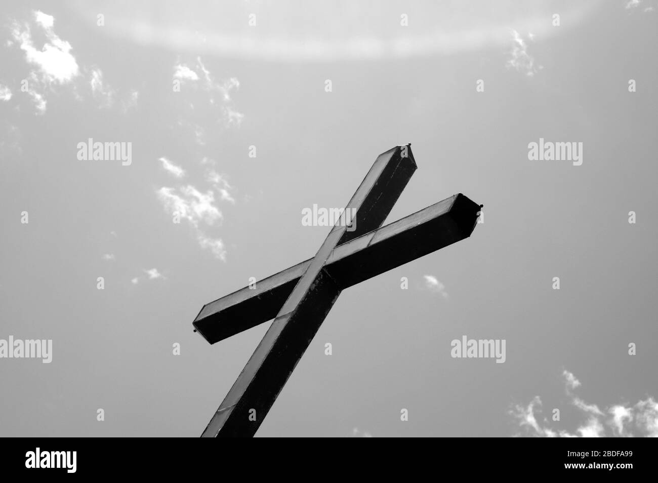 Cross against the sky Stock Photo - Alamy